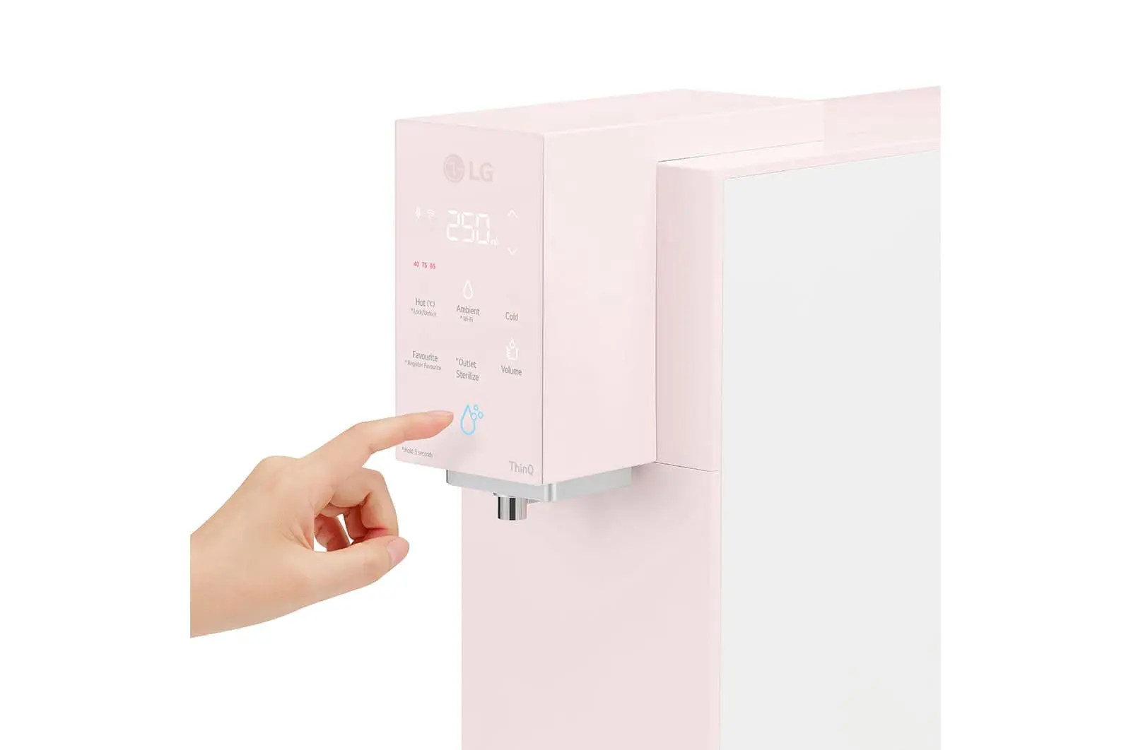 LG PuriCare™ Objet Collection | WD518AN - Calming Pink Color