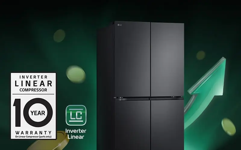 LG Refrigerator | 665L French Door Fridge in Matte Black Finish